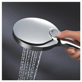 Grohe Rainshower SmartActive 130 - Ruční sprcha se 3 proudy, 9,5 l/min omezovač průtoku, chromová spodní část sprchy, chrom 26574000