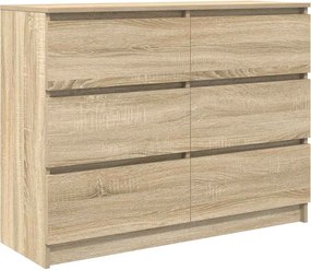 Příborník dub sonoma 100x35x76 cm kompozitní dřevo 3328500