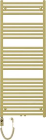 Mexen Hades, elektrické topné těleso 1500 x 600 mm, 600 W, zlatá lesklá, W104-1500-600-2600-50