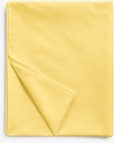 Goldea bavlněné prostěradlo plachta - žluté 140 x 240 cm