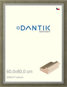 DANTIK rámeček 60x80 | AMALFI zelená (Plexi Čiré)