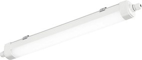 FAN LED-RUBIS-60 Vlhkotěsná stropní LED svítidlo Rubis (bílé, PC) 18 W, 2400 lm, CCT 3000 / 4000 / 6500 K, IP65, 600 x 58 x 62 mm - FANEUROPE