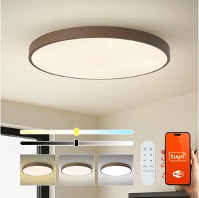 BRILAGI-LED Stm svítidlo POOL SMART LED/128W/230V 100 cm Wi-Fi Tuya+DO hnědá