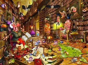 GRAFIKA Puzzle Čarodějnice / 2000 dílků / 98 x 69 cm