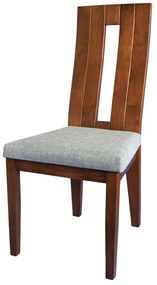 Jídelní židle NELA, látka SH 19 (ořech)