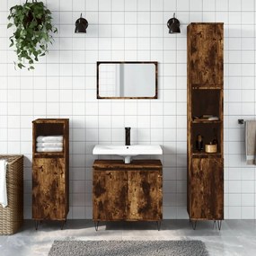 vidaXL Koupelnová skříňka 58 x 33 x 60 cm kompozitní dřevo [831583] Barva: bílá s vysokým leskem