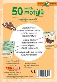 MINDOK HRA kvízová Expedice Příroda: 50 našich motýlů mn344