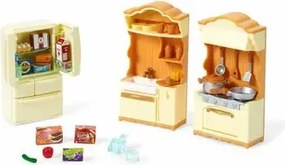 Sylvanian Families set - kuchyňská linka s ledničkou / od 3 let