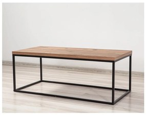 Asir Konferenční stolek QUANTUM 34x95 cm hnědá/černá AS0634