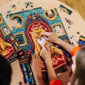 Trefl - Puzzle - Premium Plus Magic Collection: Kočkománie / 1000 dílk