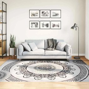 Koberec pratelný 160 x 230 cm černý a šedý 337985