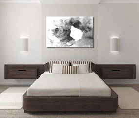 Malvis ® Obraz na stěnu Milenci v dýmu Velikost: 100x150 cm