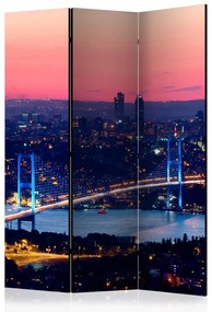 Paraván Bosphorus Bridge Dekorhome 135x172 cm (3-dílný)