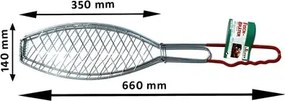 DEOS Rošt na ryby Brazil / Grilovací příslušenství / 66 cm / Pochromov