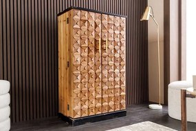 Designová barová skříňka Winebar 122 cm borovice