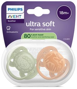 PHILIPS AVENT Šidítko Ultrasoft Premium neutral 18 m+ obrázek 2 ks Philips Avent