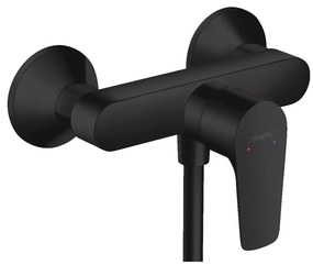 Hansgrohe Talis E, nástěnná páková sprchová baterie, černá matná, 71760670