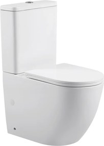 Erga Torre, WC kombi mísa 620x385x835 mm, Tornado 2.0 + toaletní sedátko, bílá lesklá, ERG-V03-TORRE-TO2-WH