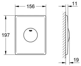 Grohe Skate Splachovací tlačítko 37547P00