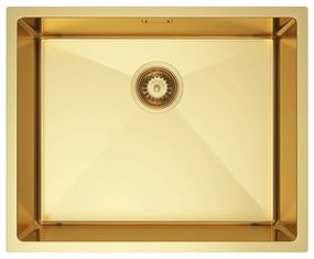 Velazo Dřez 1 komorový, nerez - VE-5444G, 54x44 cm, zlatý