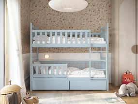 Rkids | Patrová postel Rino 90x190 Modrá