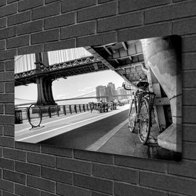 Obraz na plátně Most Kolo Architektura 140x70 cm