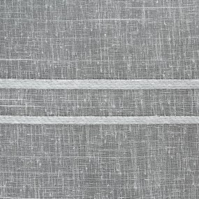 ZÁCLONA NA POUTKÁCH ARCADIA 140X250 CM STŘÍBRNÁ