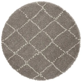 Mint Rugs - Hanse Home koberce Kusový koberec Allure 102752 Grey/Cream - 120x120 (průměr) kruh cm