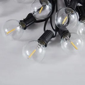 Solight LED venkovní řetěz s žárovkami 25 žárovek 15m+5m 750lm teplá bílá WO794-1