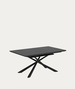 Rozkládací jídelní stůl s přídavnou deskou s keramickou deskou 90x160 cm Theone – Kave Home