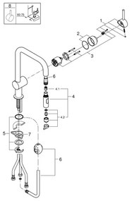 GROHE 32322DL2 - Dřezová baterie A bronzová