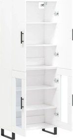 Skříň highboard bílá 69,5 x 34 x 180 cm kompozitní dřevo 3195755