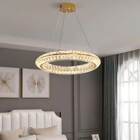 Toolight Toolight, LED stropní svítidlo 60cm, 45W, 4000K, APP1768-CP, zlatá, OSW-04344