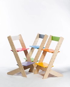 Lucas Wood Style rostoucí židle EASY LINE -  barevný mix rostoucí židle EASY LINE: barevný mix kluk