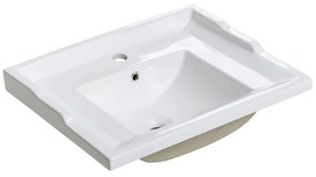 Koupelnové umyvadlo 61 cm Keramické Bílé CLARISA