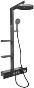 Slezák - RAV Sprchový komplet se směšovací baterií NIL - NL055.5MG, Metal Grey