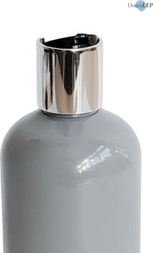Dávkovač na mýdlo 300 ml šedý s černo-stříbrným DISC TOP BELA
