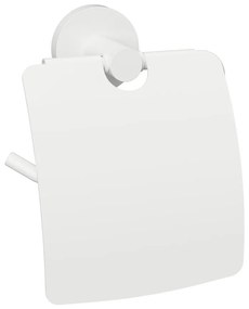 Sapho X-ROUND WHITE držák toaletního papíru s krytem, bílá - XR732W