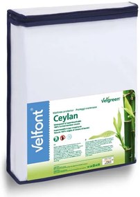 Velfont bambus jersey nepropustné prostěradlo 160x200 cm