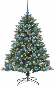 Umělý vánoční stromeček Zelená 150 cm PVC, plast a ocel 3395228