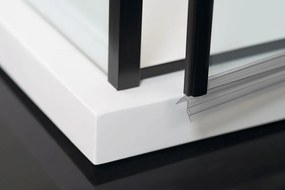 Polysan Polysan, Zoom Line Black čtvercová sprchová zástěna 900x900mm L/P varianta, ZL1290BZL3290B