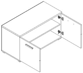 Maridex Předsíňová stěna Hit - bílá