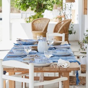 Modrobílá kameninová mísa na těstoviny Costa Nova Brisa, ⌀ 23 cm
