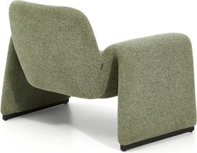 Zelené žinylkové křeslo Melvia – Kave Home