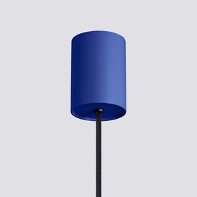 Sollux Lighting Závěsná lampa ESTRIA 1 bílá/ultramarínová