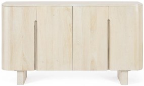 BIZZOTTO Dřevěný TV stolek SERAPIS 140x58 cm světlý 0747186