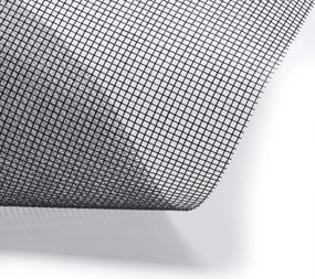 Dekodum Síťka na okno 140 cm x 160 cm, barva síťe: černá, pevná, sklolaminát, jemná síťka
