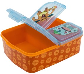Multibox na svačinu Pokémon se 3 přihrádkami