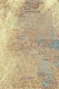 Kusový koberec Cuprum tmavě béžový 100 x 180 cm