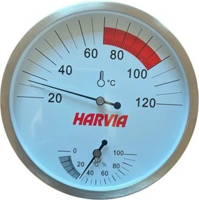 Harvia teploměr s vlhkoměrem kulatý 130mm